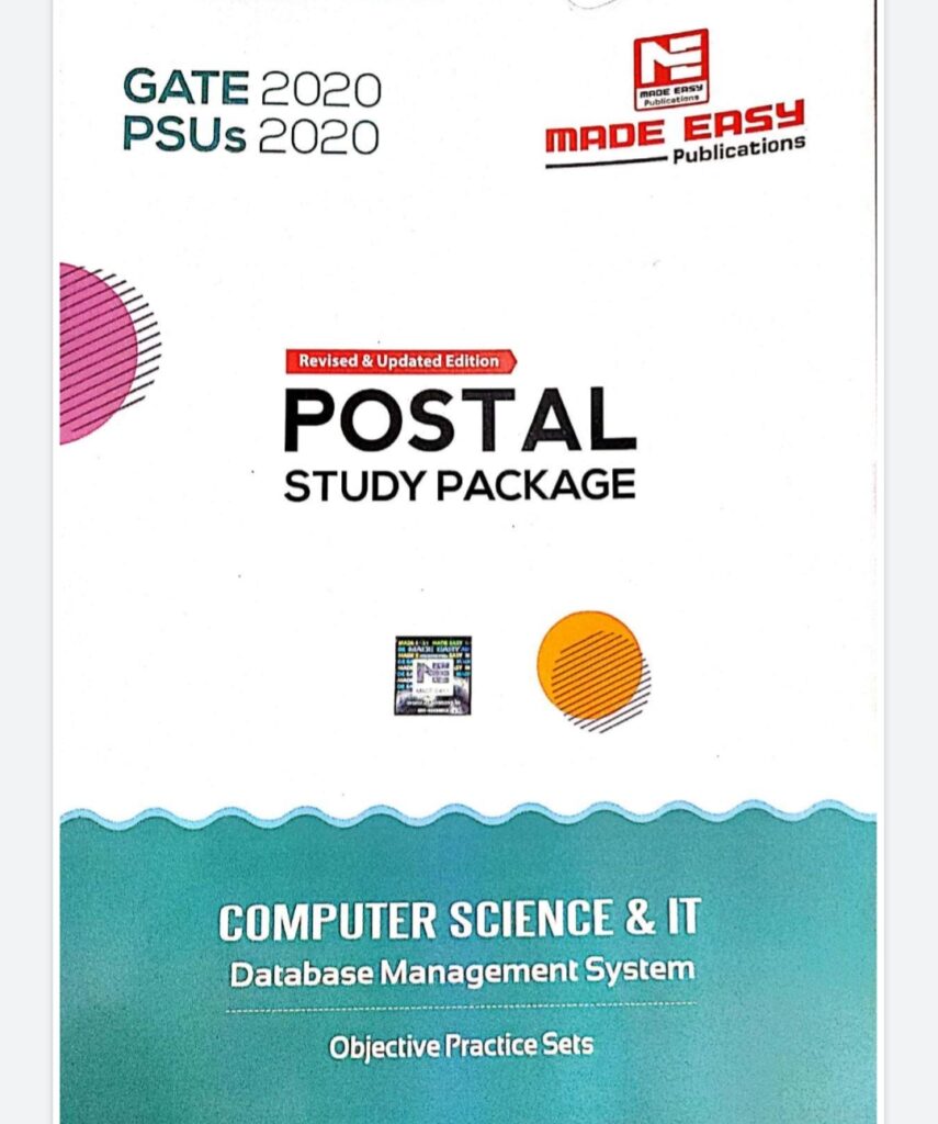 Database Management System Objective Practice Sets CS and IT for GATE - Meradesh.in